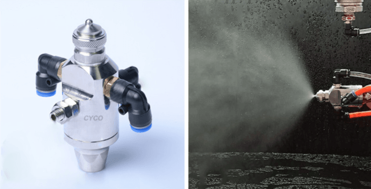 Boquilla de atomización de aire automática DJ - Boquillas de pulverización CYCO